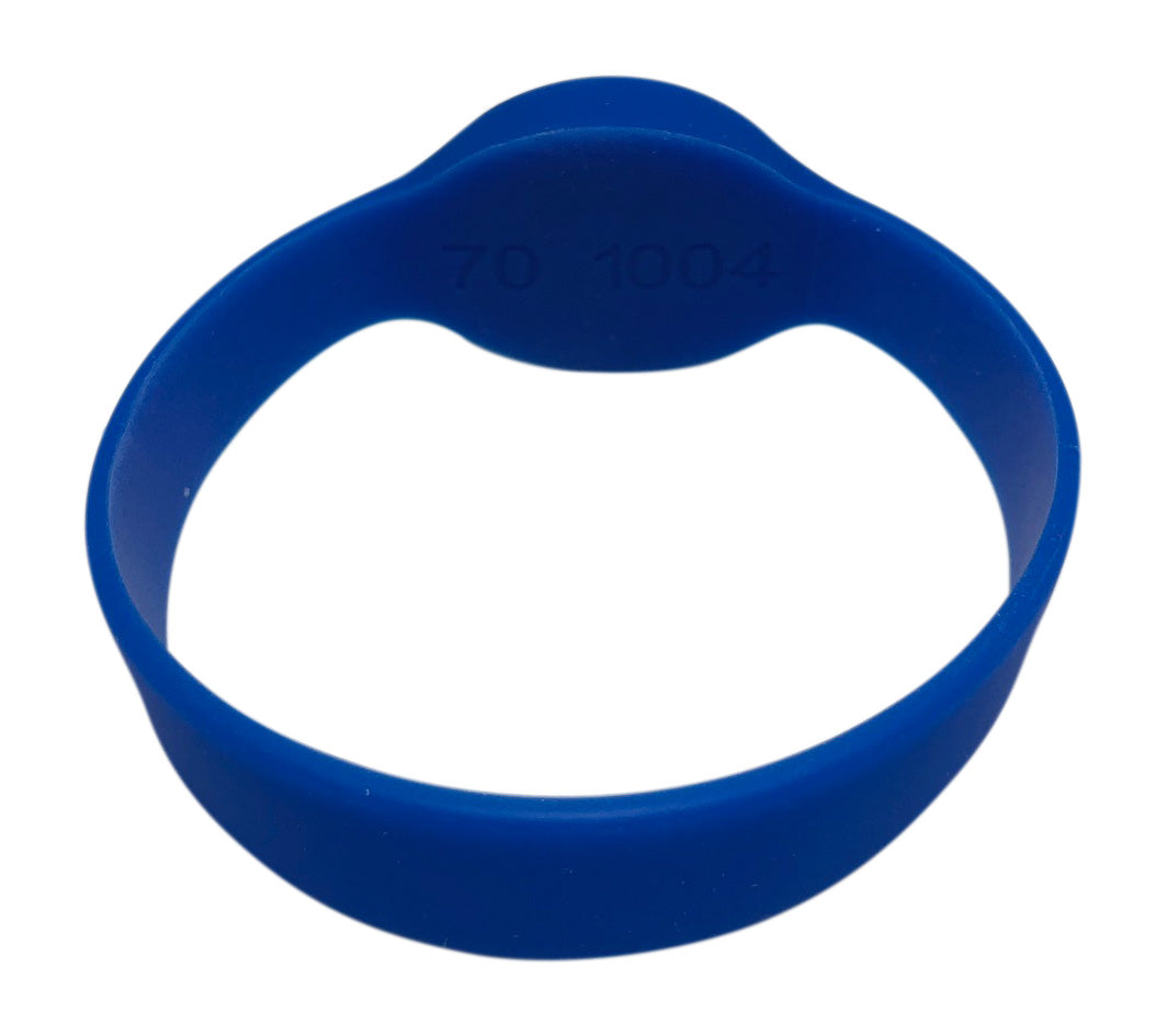 AWID 26, 34, 36, and 50 Bit Format Compatible Blue Wristbands