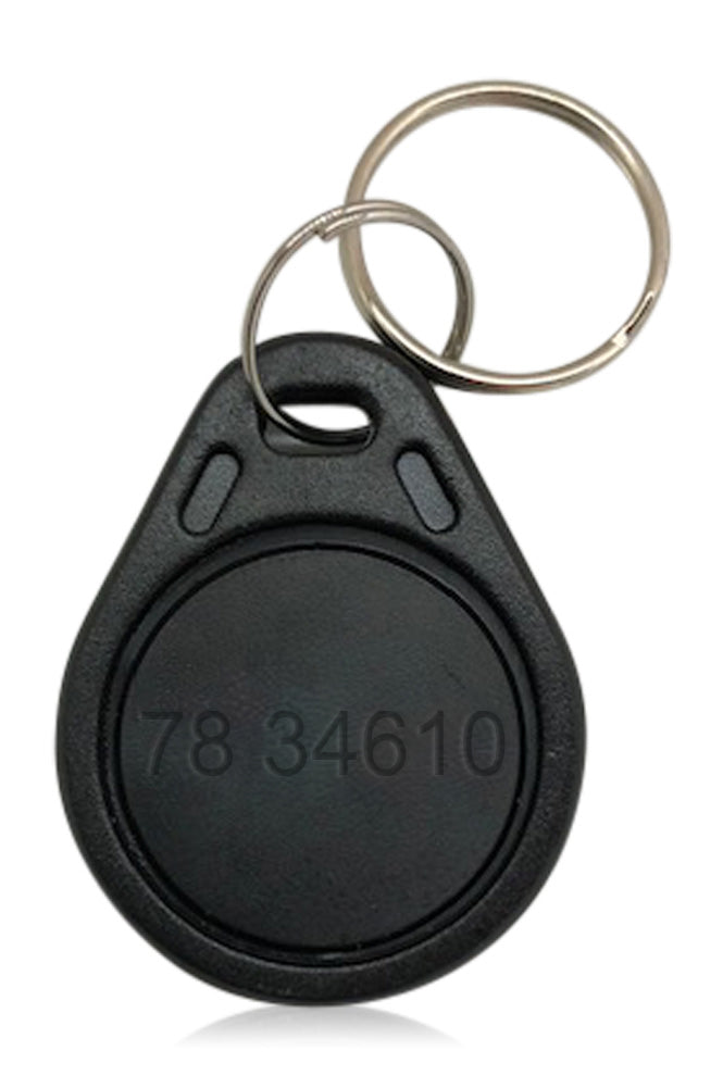 37 Bit H10320 Clock and Data Key Fobs - Thin Black