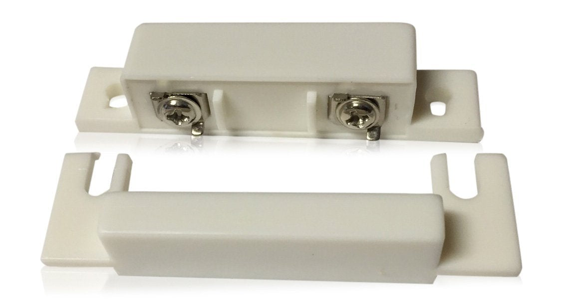 1 pcs NO White Door Contacts (NORMALLY OPEN) Surface Mount Security Al