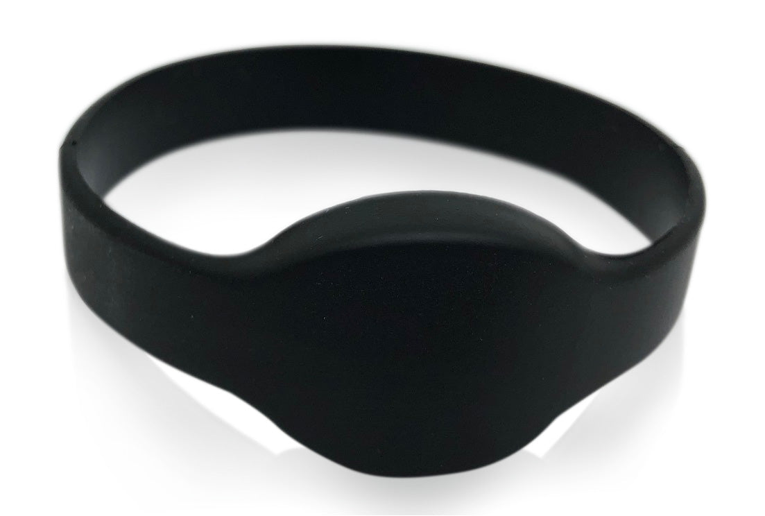 AWID 26, 34, 36, and 50 Bit Format Compatible Black Wristbands