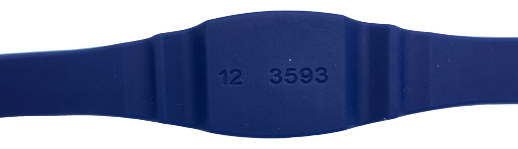 25 D10202 33BIT DSX Format Compatible Blue Adjustable Wristbands