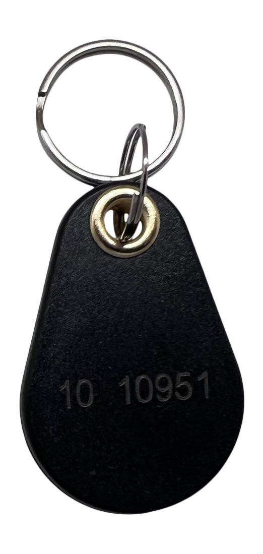 Black Teardrop Key Fobs Compatible with the AWID® 26 Bit Formats