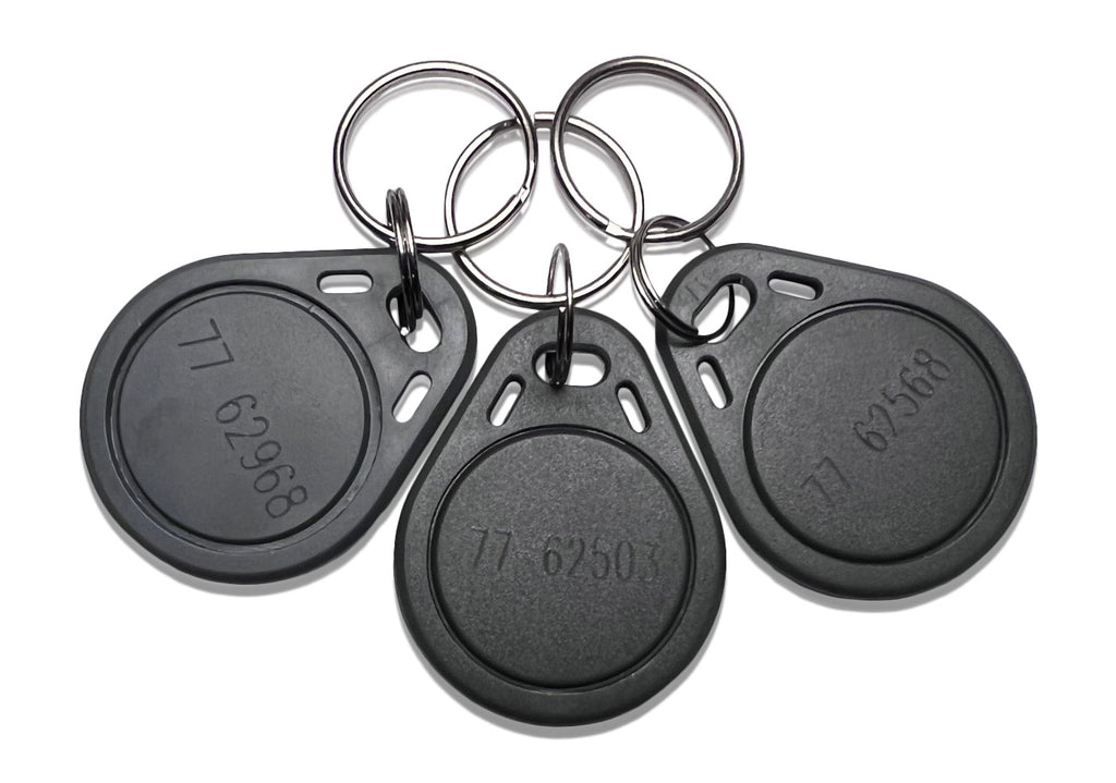 26 Bit H10301 Proximity 125 KHz wiegand RFID Thin Grey Key Fobs