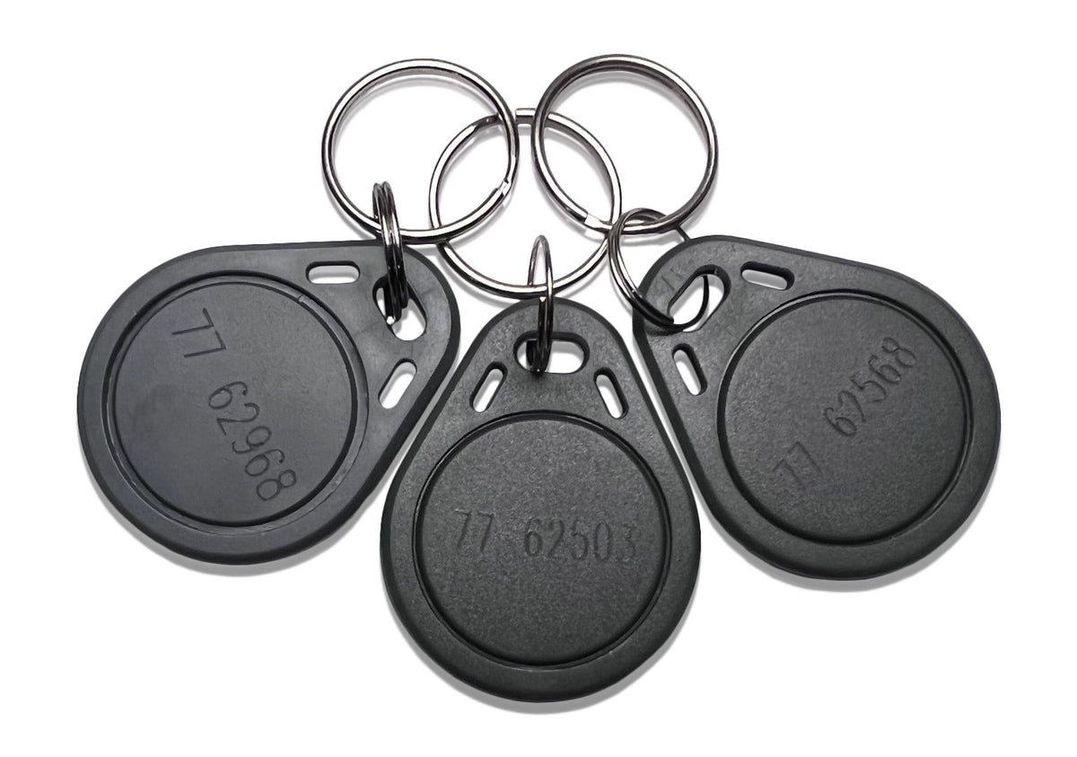 26 Bit H10301 Proximity 125 KHz wiegand RFID Thin Grey Key Fobs