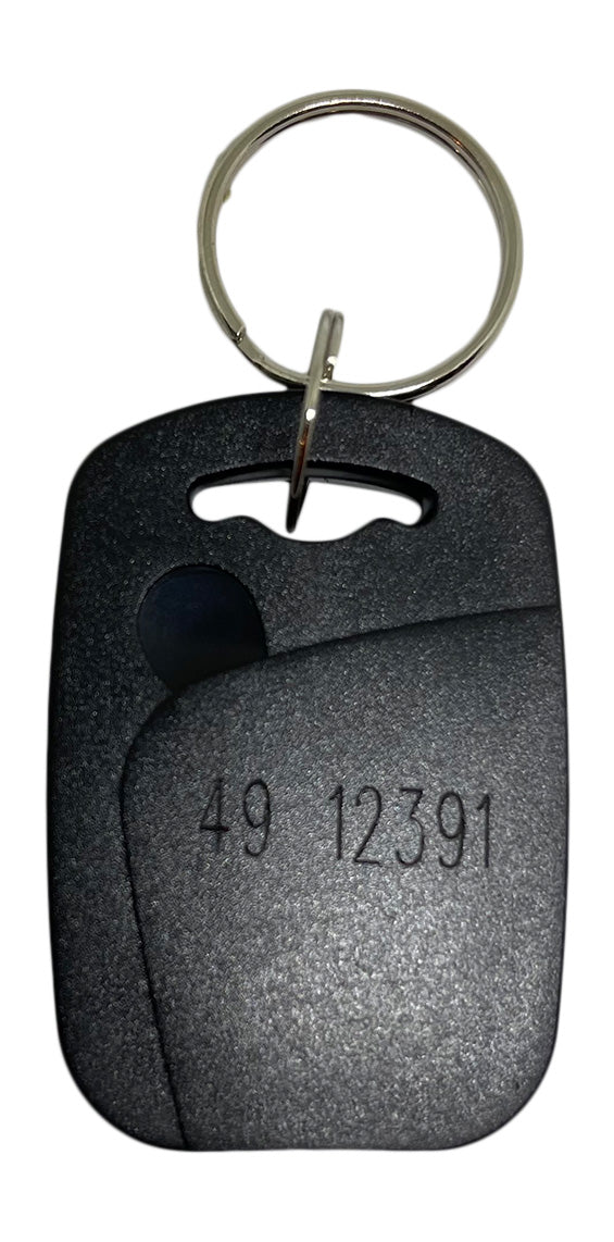 Key Fobs compatible with the D10202 33BIT DSX Format--Black Rectangle
