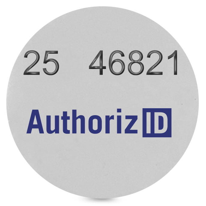 AWID 26, 34, 36, and 50 Bit Format Compatible Adhesive Sticker Tags